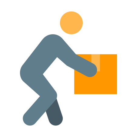 Manual Handling icon in Color Style