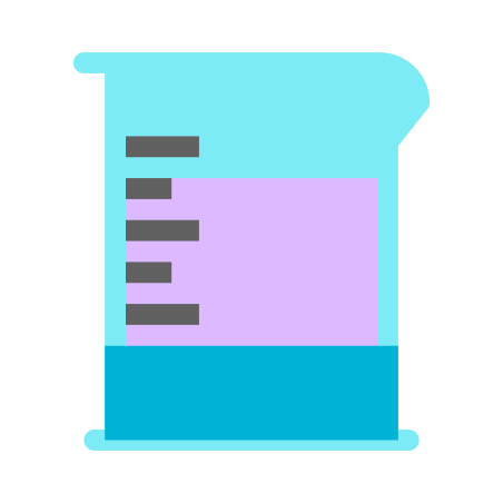 Measuring Cylinder icon in Color Style