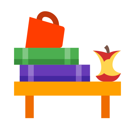 Messy Shelf icon in Color Style