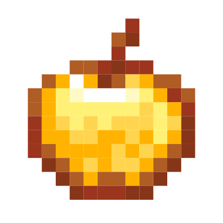 Minecraft Golden Apple icon in Color Style