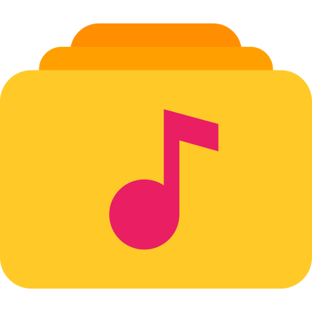 Music Library icon in Color Style