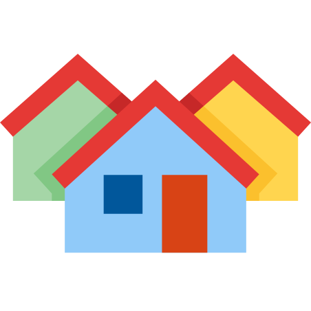 Neighborhood icon in Color Style