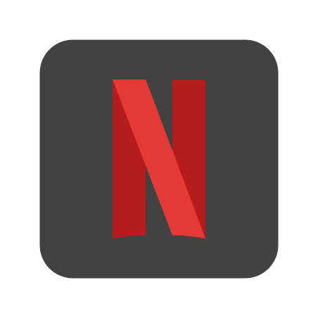 Netflix Desktop App icon in Color Style