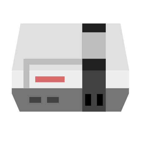Nintendo Entertainment System icon in Color Style