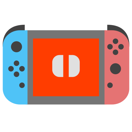 Nintendo Switch Handheld icon in Color Style
