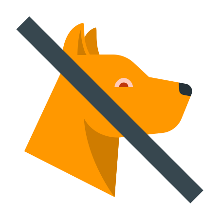 No Animals icon in Color Style