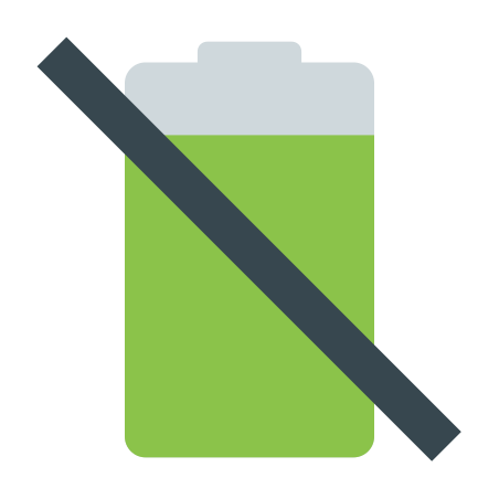 No Battery icon in Color Style