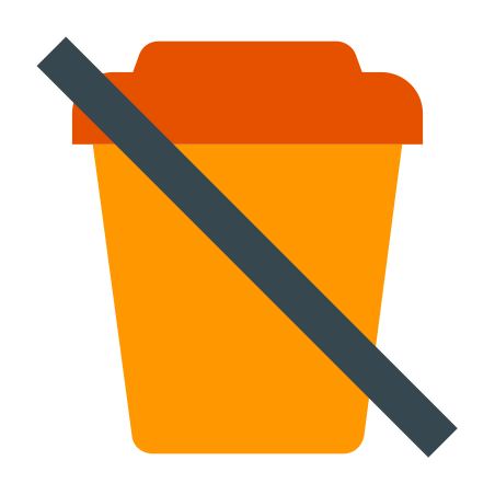 No Beverages icon in Color Style