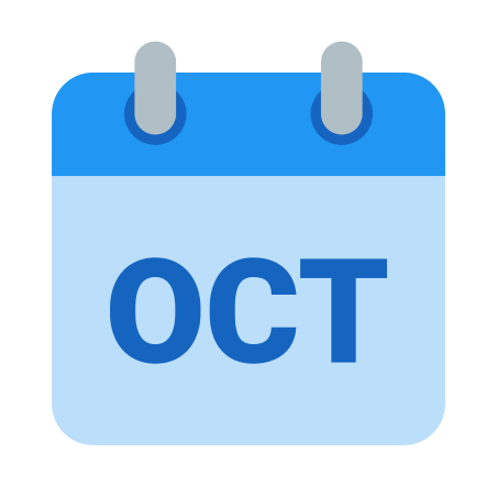 October icon in Color Style