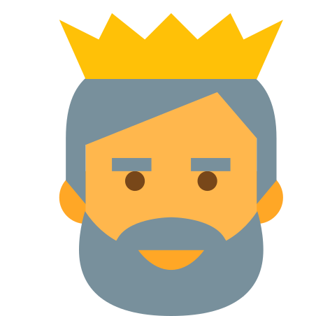 Old King icon in Color Style