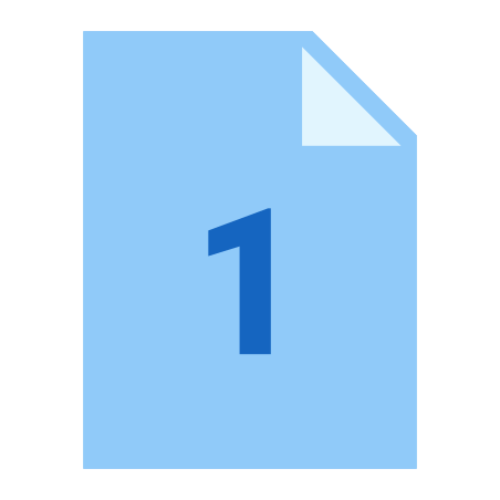 One Page icon in Color Style