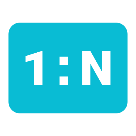 One To Many icon in Color Style