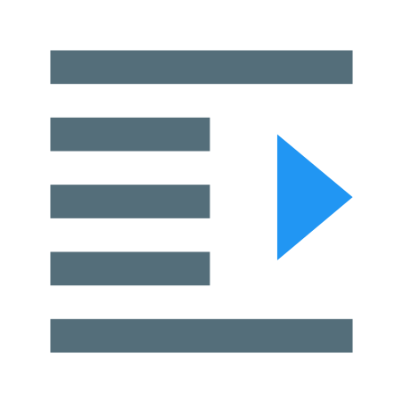 Outdent icon in Color Style
