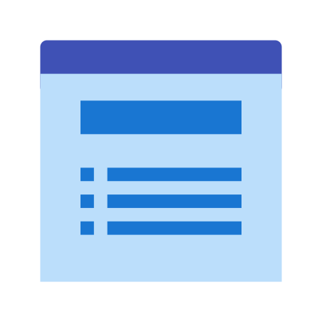Bullet List icon in Color Style