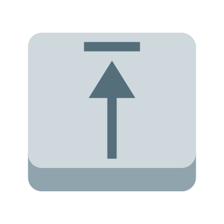 Page Up Button icon in Color Style
