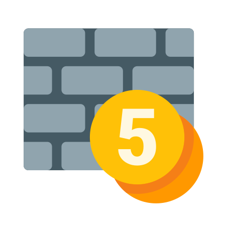 Pay Wall icon in Color Style
