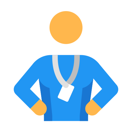 Personal Trainer icon in Color Style