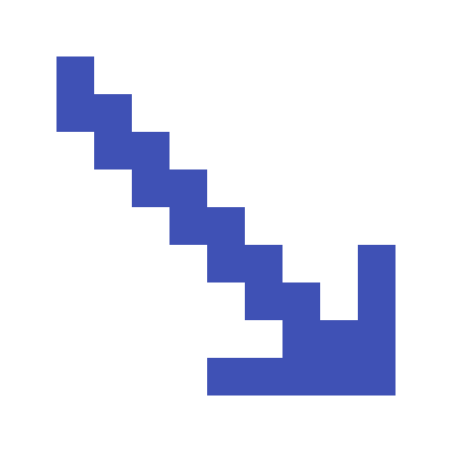 Pixel Arrow icon in Color Style