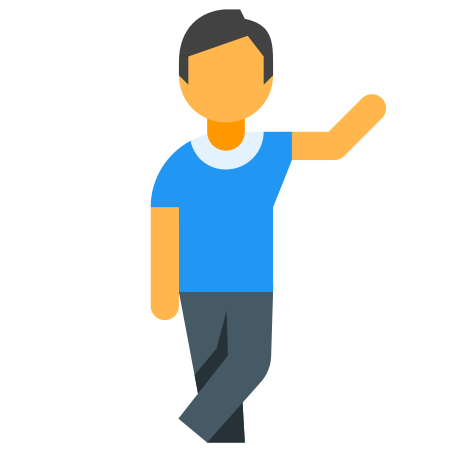 Pose icon in Color Style