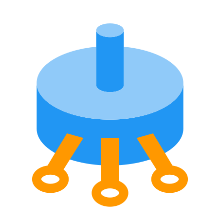 Potentiometer icon in Color Style
