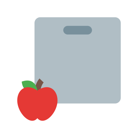 Prepositions In Front Of icon in Color Style