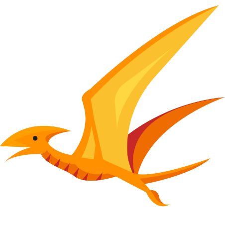 Pterodactyl icon in Color Style