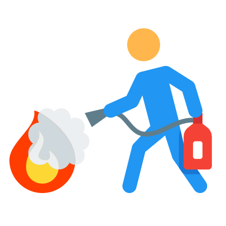 Putting Out Fire icon in Color Style