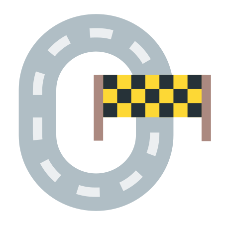 Racing Lap icon in Color Style