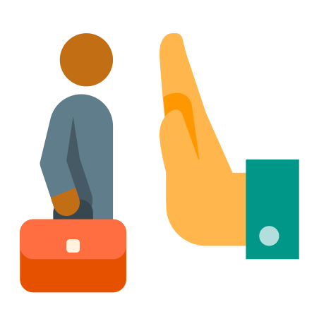 Racism icon in Color Style