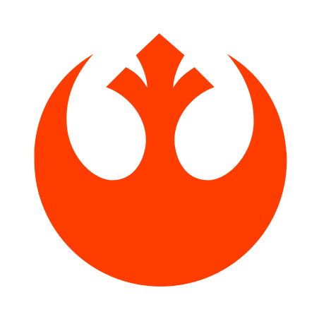 Rebel icon in Color Style