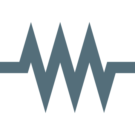 Resistor Symbol icon in Color Style