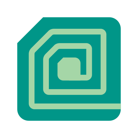 RFID Tag icon in Color Style