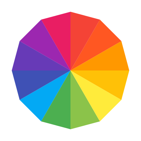 RGB Color Wheel icon in Color Style