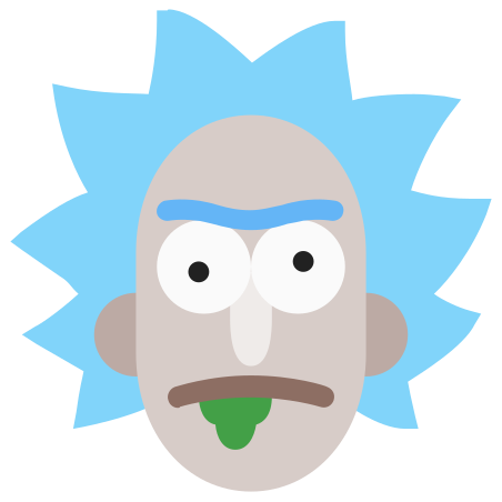 Rick Sanchez icon in Color Style