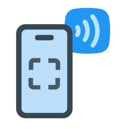 Scan Nfc Tag icon in Color Style