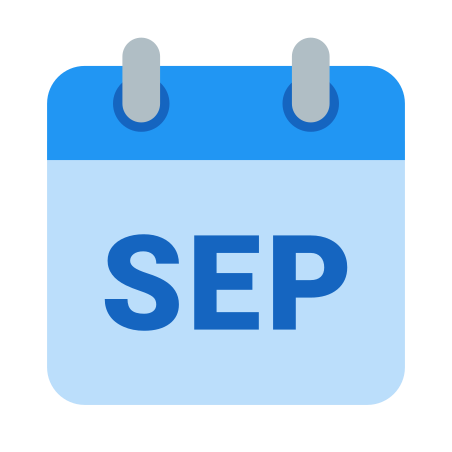 September icon in Color Style