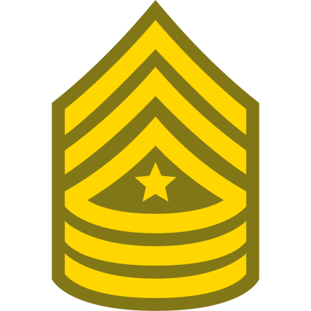 Sergeant Major SGT icon in Color Style