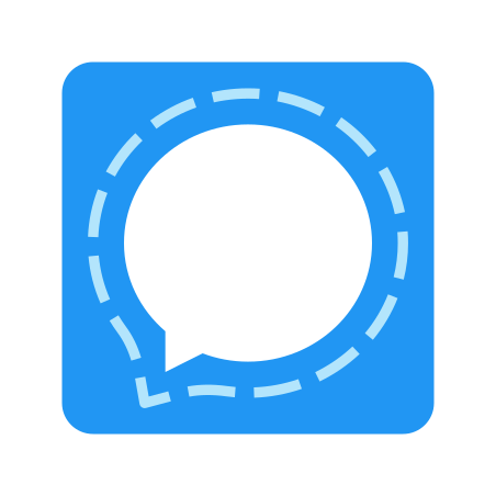 Signal App icon in Color Style