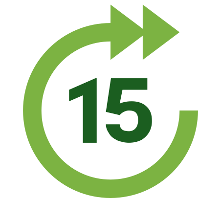 Skip Ahead 15 Seconds icon in Color Style