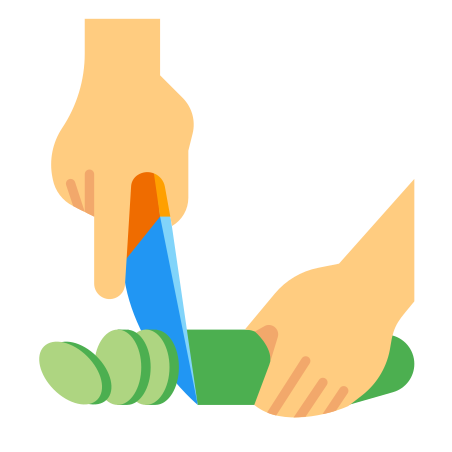 Slicing icon in Color Style