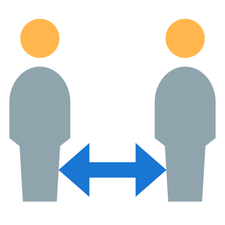 Distance icon in Color Style