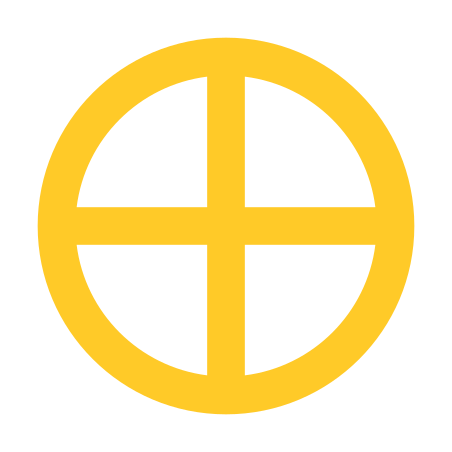 Solar Cross icon in Color Style