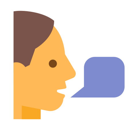 Spoken icon in Color Style