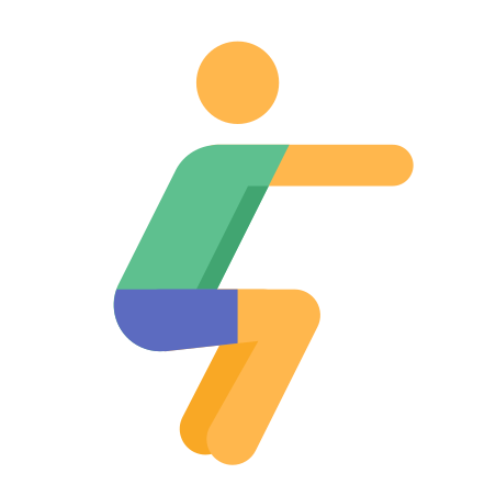 Squats icon in Color Style