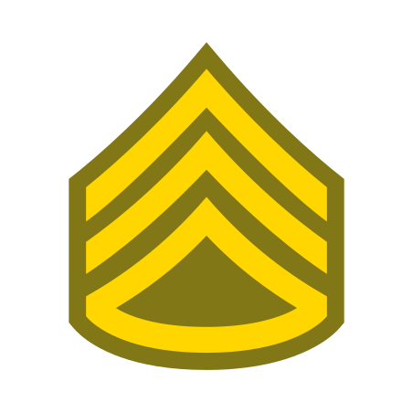 Staff Sergeant SSG icon in Color Style