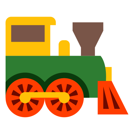 Steam Engine icon in Color Style