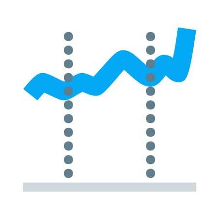 Stocks icon in Color Style