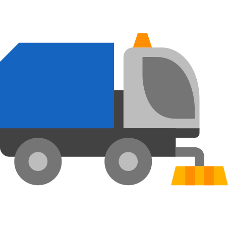 Street Sweeper icon in Color Style