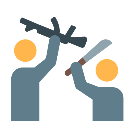 Terrorists icon in Color Style