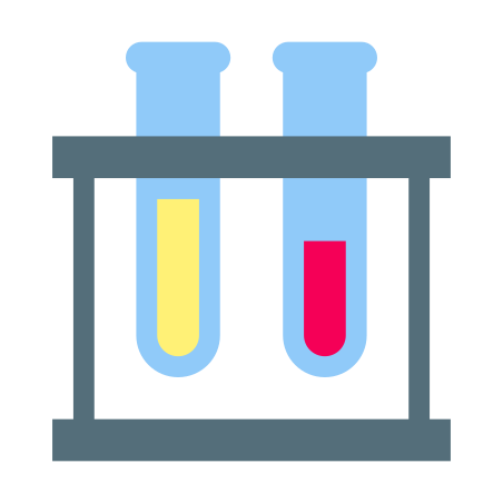 Test Tube Rack icon in Color Style